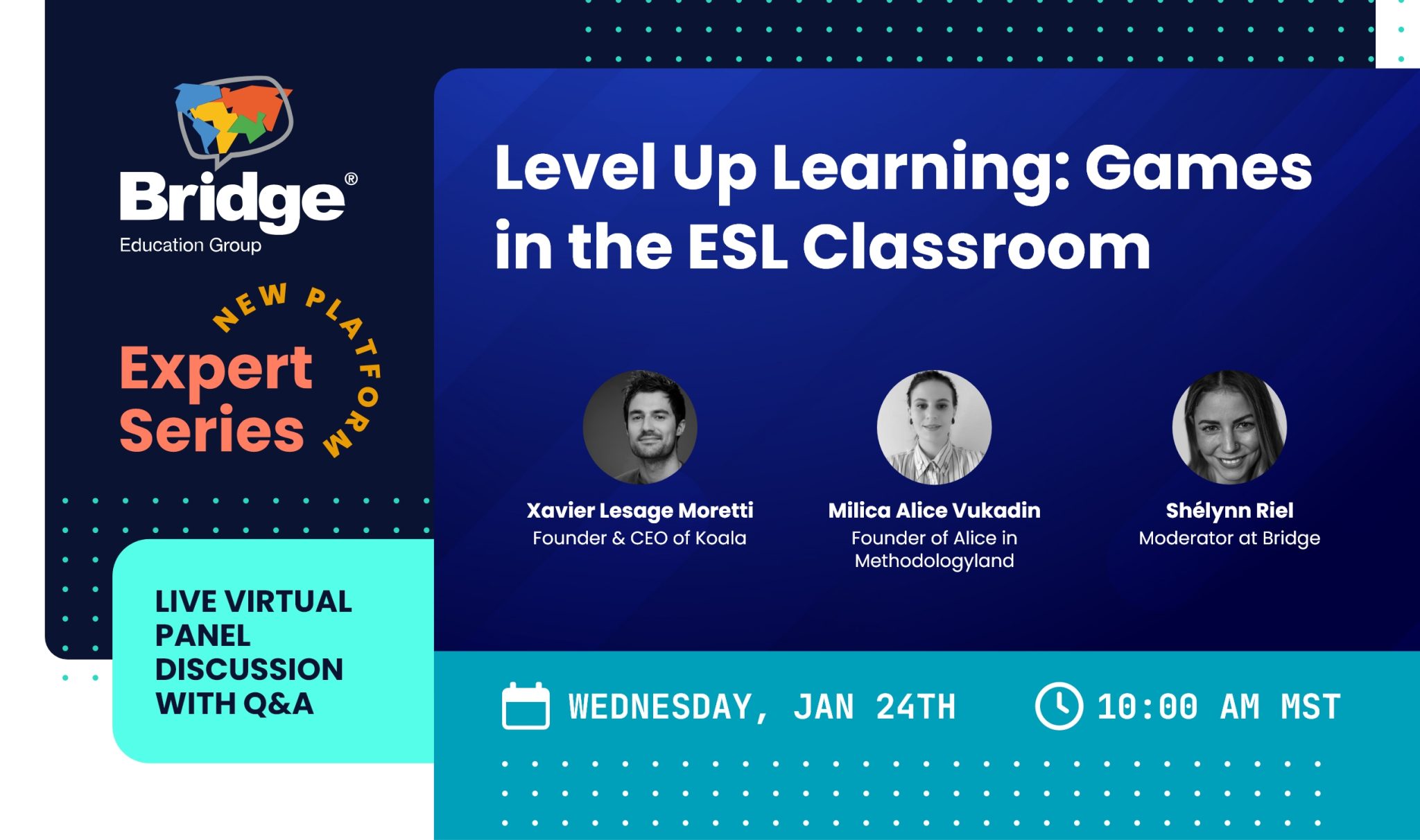FREE Panel: Level Up Learning: Games in the ESL Classroom Panel with ...